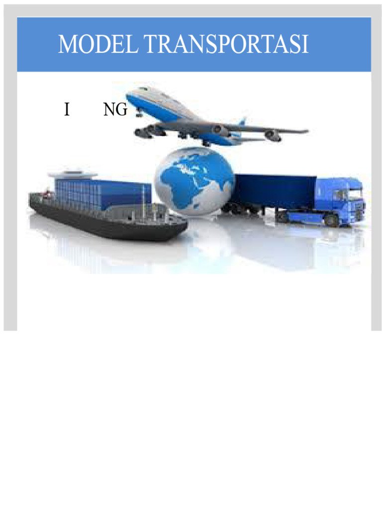 Model Transportasi dan Programasi Linier | PDF