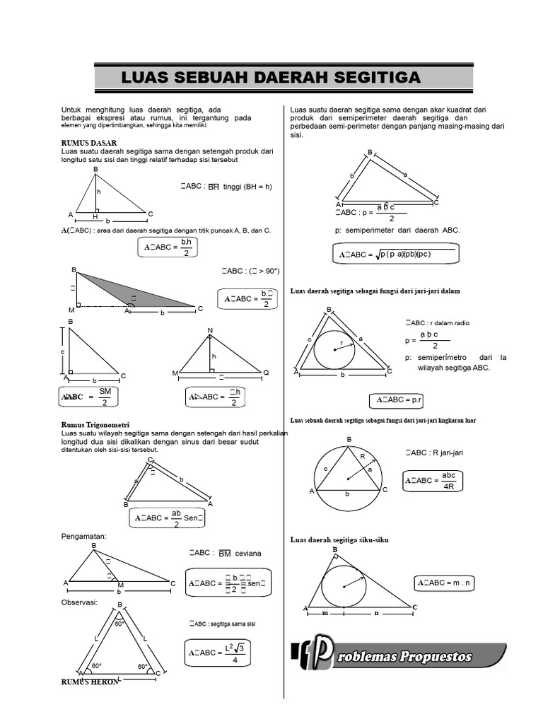 10. Luas Sebuah Wilayah Segitiga | PDF