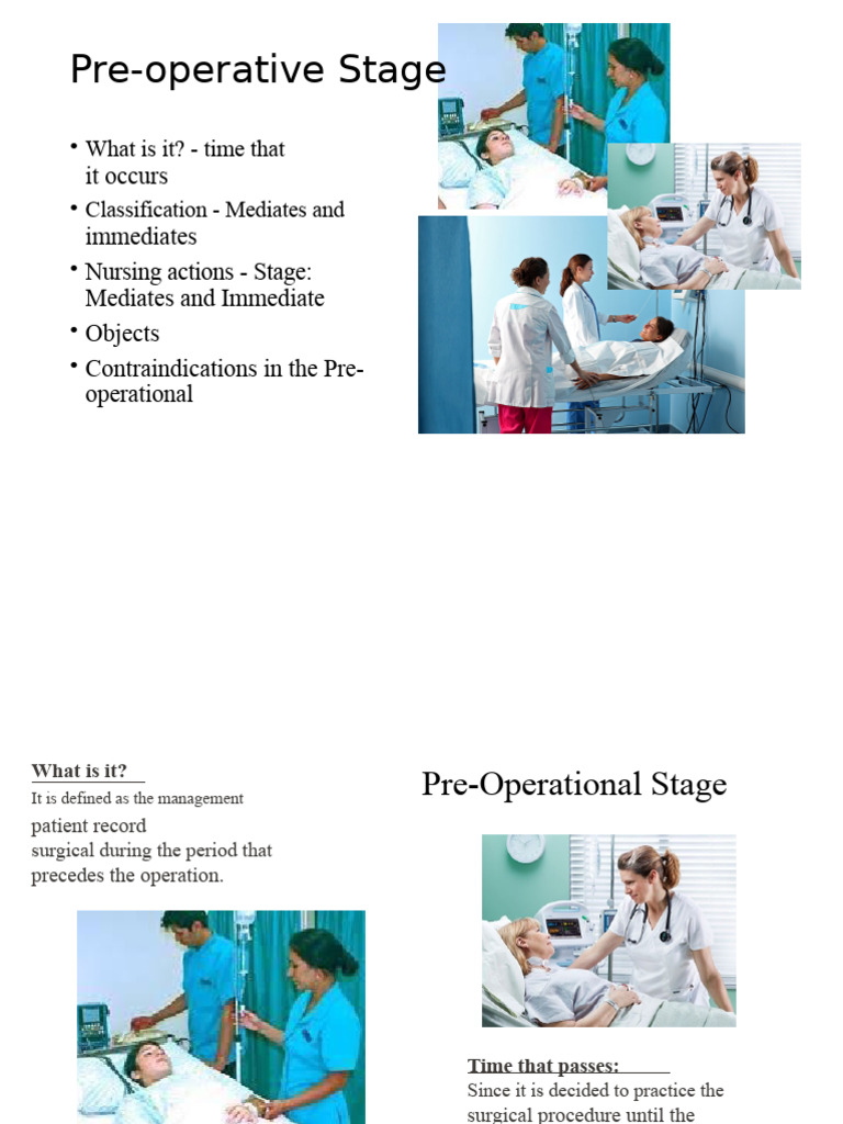 Pre-Operative Stage Borjas Leidy | PDF | Nursing | Medical Record