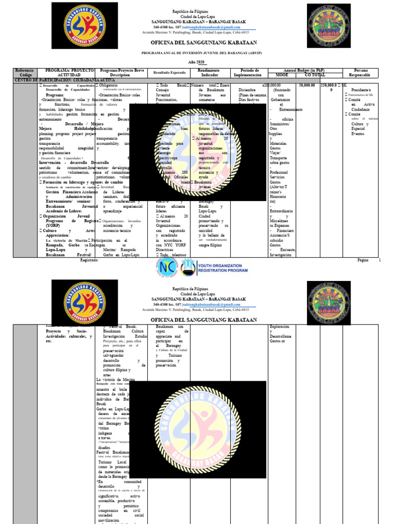 Abyip 2020 Basak_final | PDF | Beca | Mitigación del cambio climático