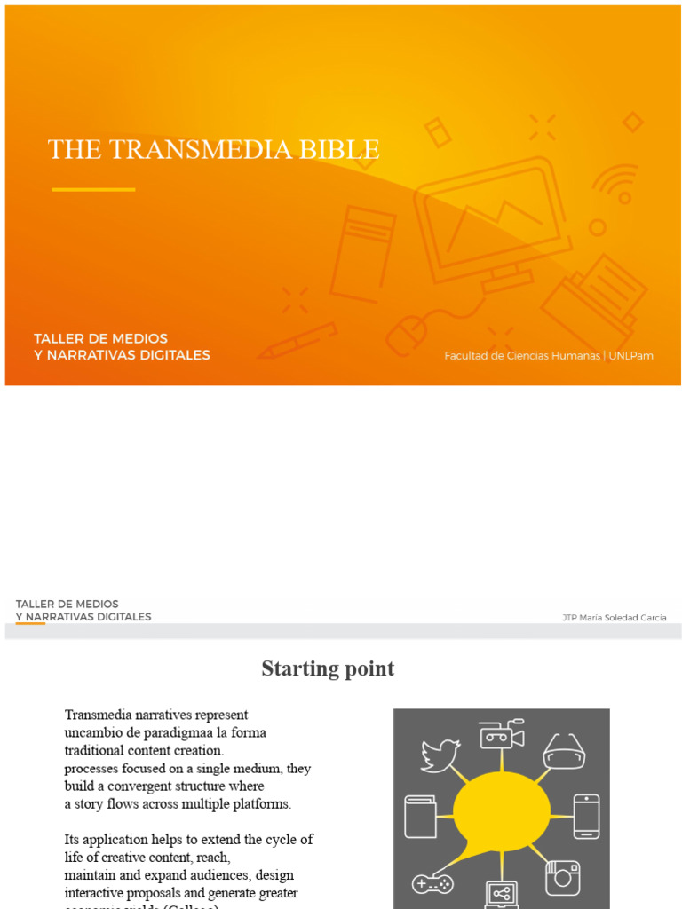 The Transmedia Bible | PDF | Narrative | Design