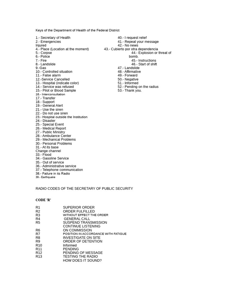 Radio Keys | PDF
