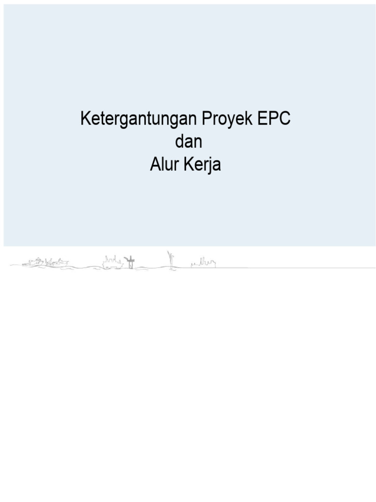 Alur Kerja Manajemen Proyek EPC | PDF