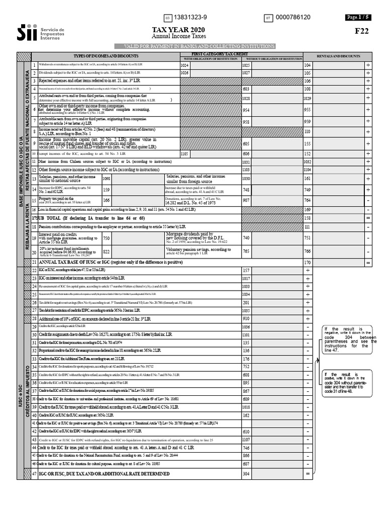 Form 22 | PDF | Taxes | Income