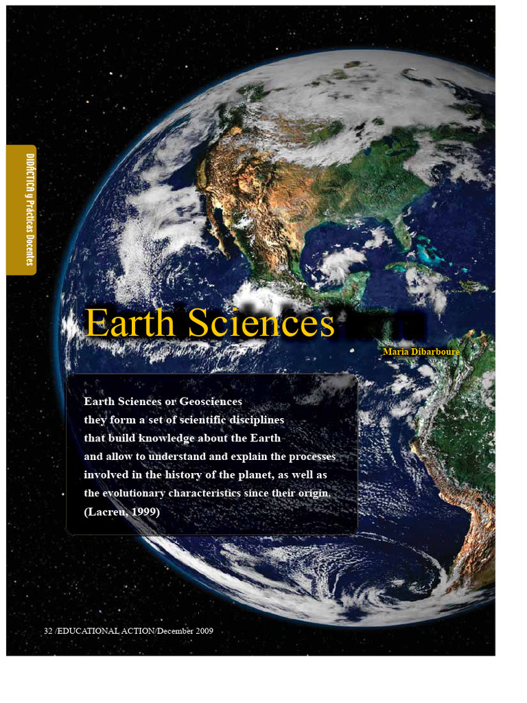 Annex 3 - Earth Sciences Didactics | PDF | Science | Rock (Geology)