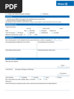 QLM Reimbursement Claim Form | PDF | Patient | Health Care