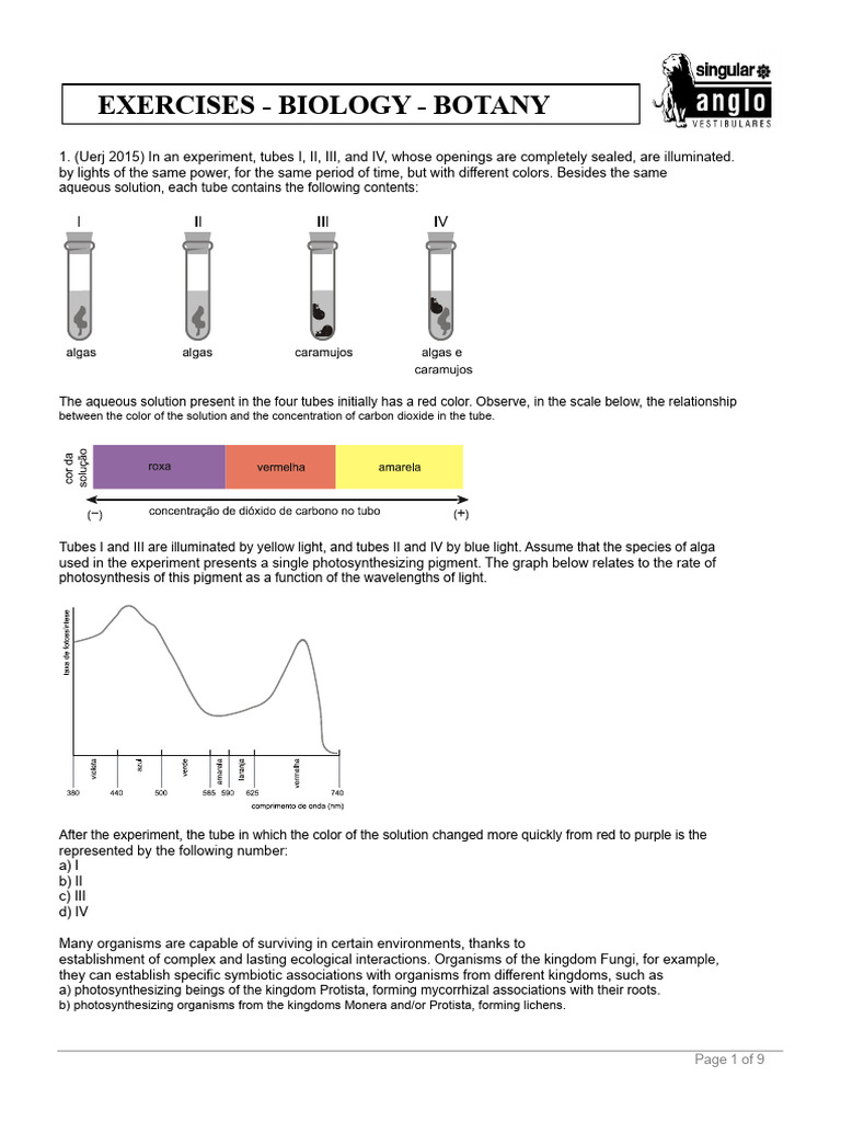 Botanical List (Uerj) | PDF | Plants | Bacteria