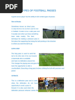 Trapping Techniques in Football | PDF | Sports | Team Sports