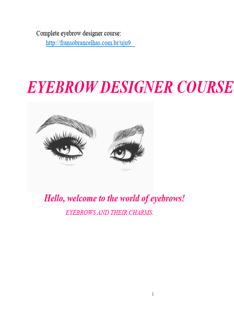 Eyebrow Designer PDF | PDF | Eyebrow | Integumentary System
