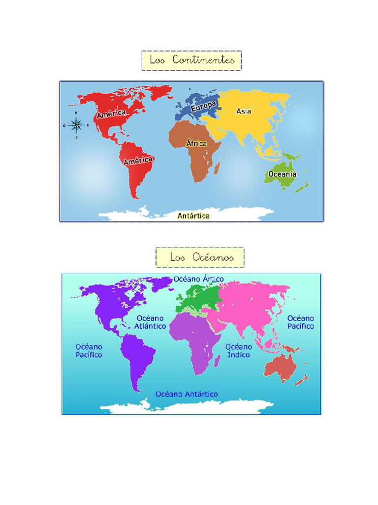 Continents and Oceans | PDF