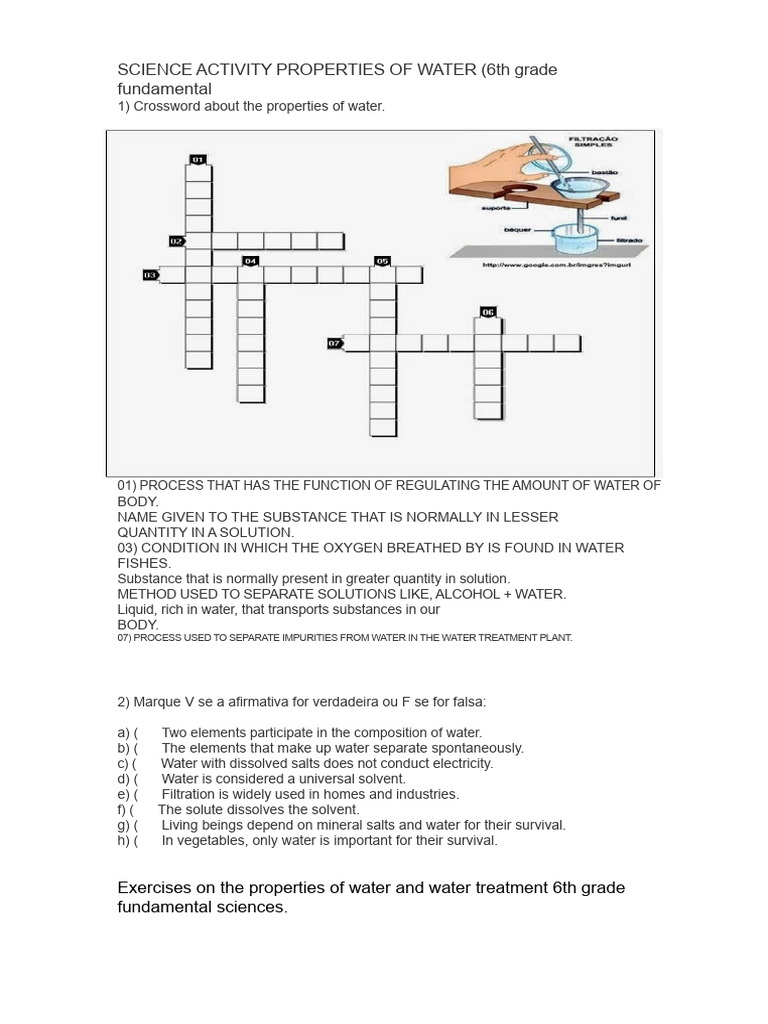 Science Activity Properties of Water | PDF | Water | Materials