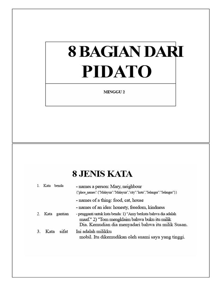 8 Jenis Kata | PDF
