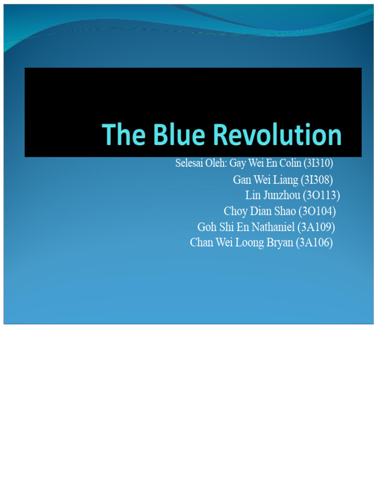 Memahami Revolusi Biru dalam Akuakultur | PDF