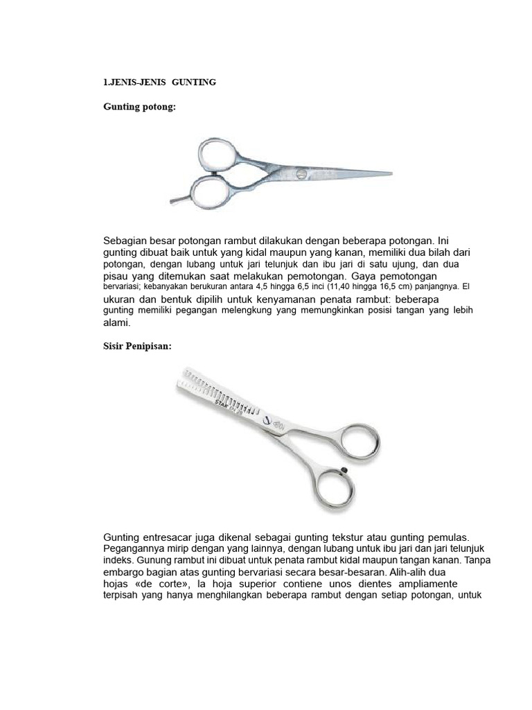 Jenis Gunting | PDF