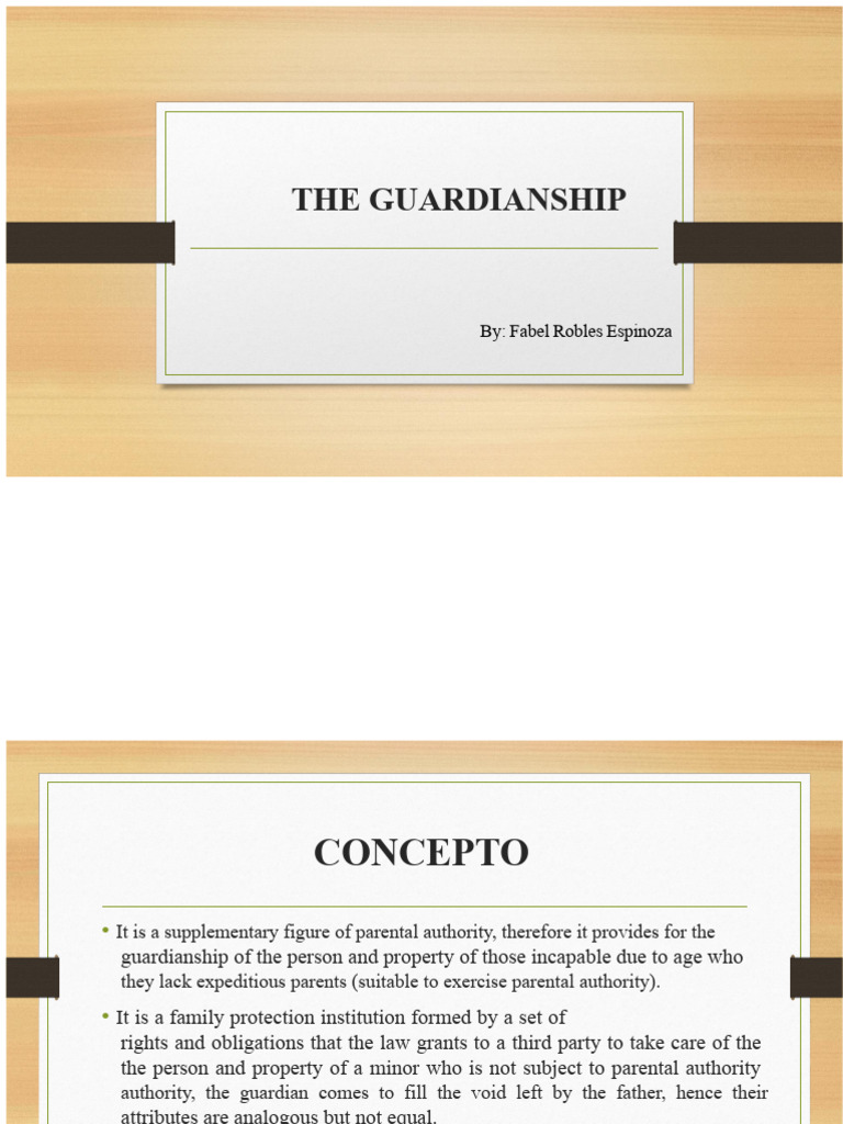 Guardianship, Conservatorship and Family Council | PDF | Legal Guardian ...