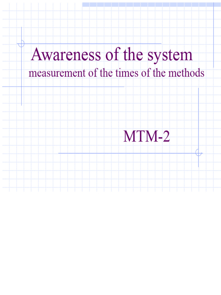 MTM2 Work Study | PDF | Statistics | Force