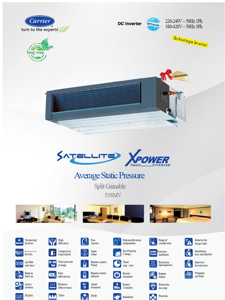High-Efficiency Inverter Split AC System | PDF | Air Conditioning ...