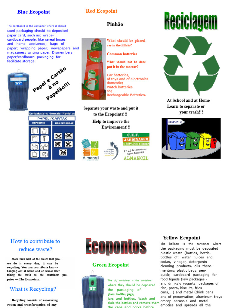 Brochure Ecopoints | PDF | Waste | Recycling