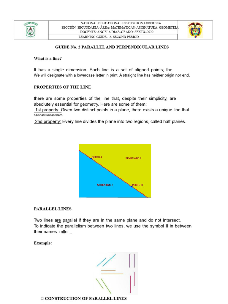 Parallel and Perpendicular Lines | PDF | Perpendicular | Geometry