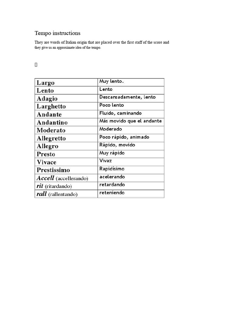 Understanding Tempo and Musical Alterations | PDF
