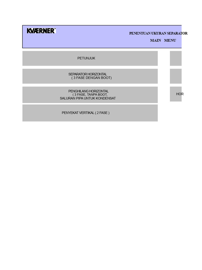 Lembar Kerja Untuk Merancang Pemisah | PDF