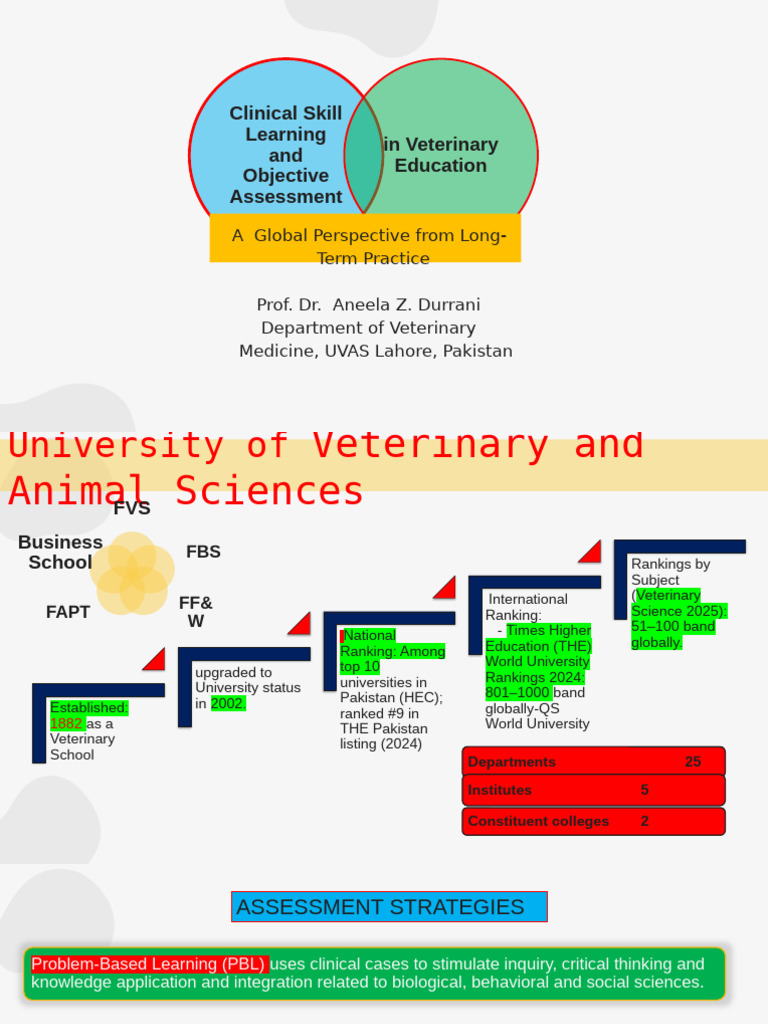 Veterinary Education: Clinical Skills Assessment | PDF | Learning ...