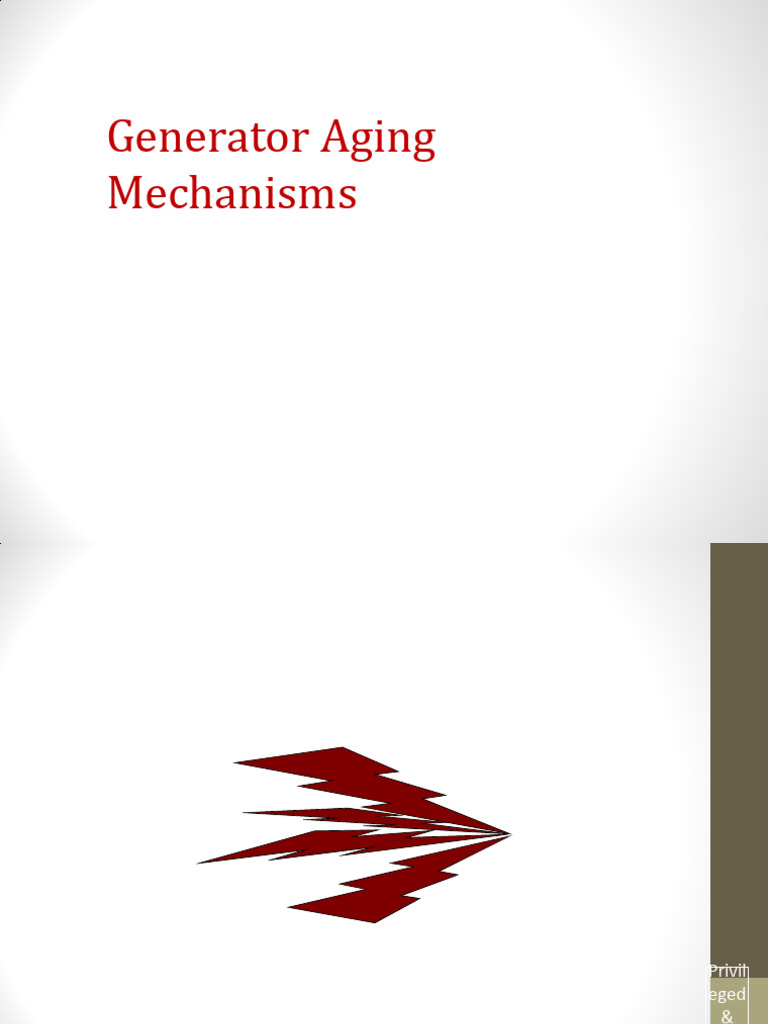 Generator Aging Mechanisms Explained | PDF | Electric Generator ...