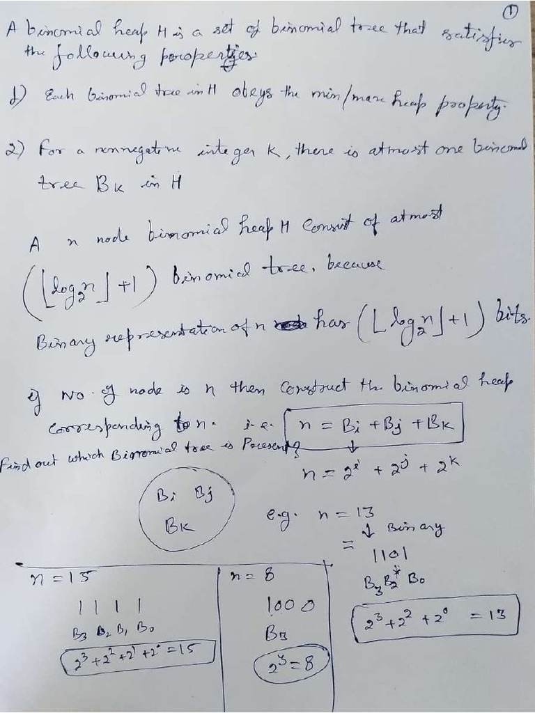 Binomial Heap | PDF