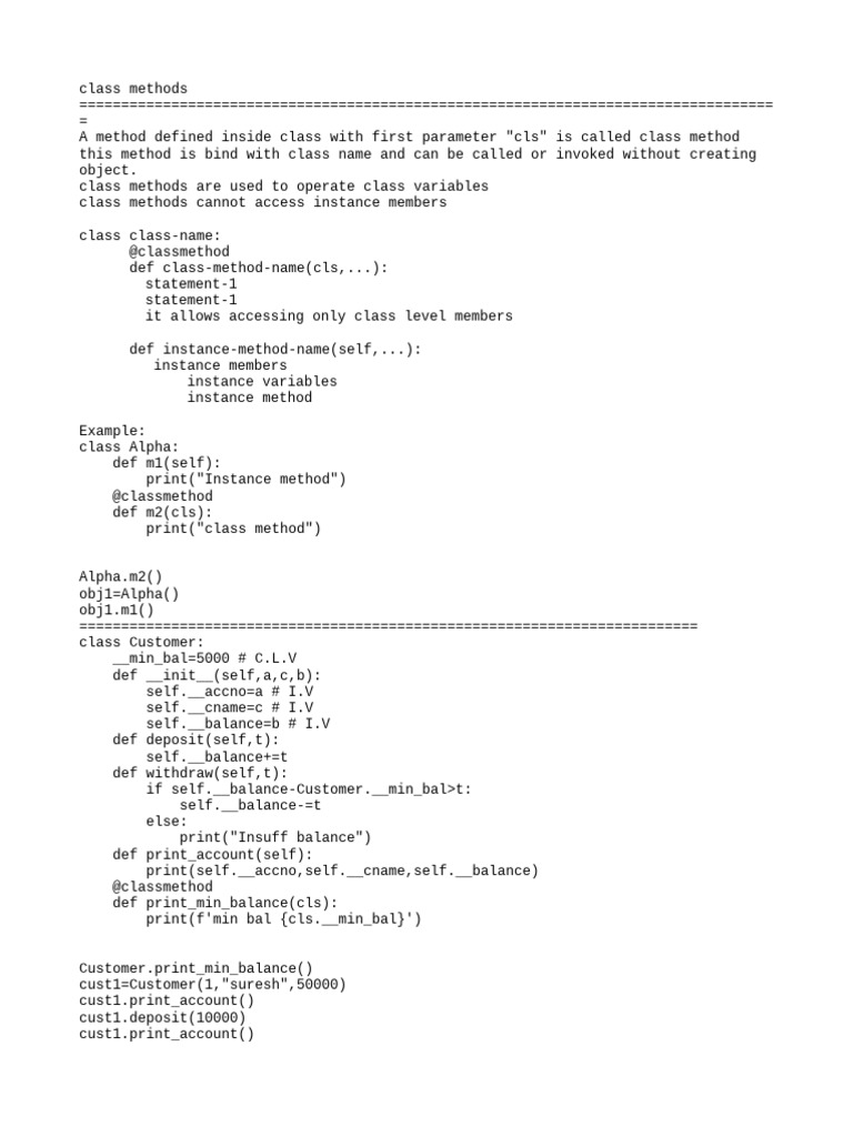 Oops 2 | PDF | Method (Computer Programming) | Class (Computer Programming)