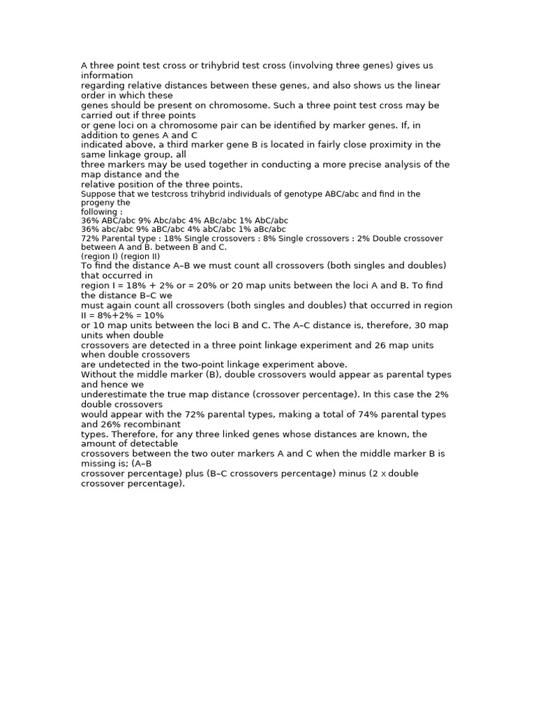 Three-Point Test Cross Analysis Explained | PDF