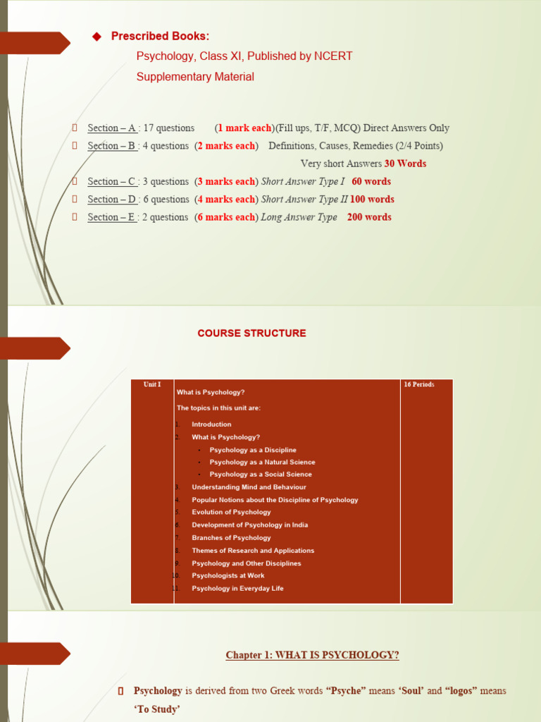 Chapter 1 What Is Psychology | PDF | Psychology | Psychotherapy