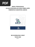 User Manual Arip 3.0 Hak Akses Pemda | PDF