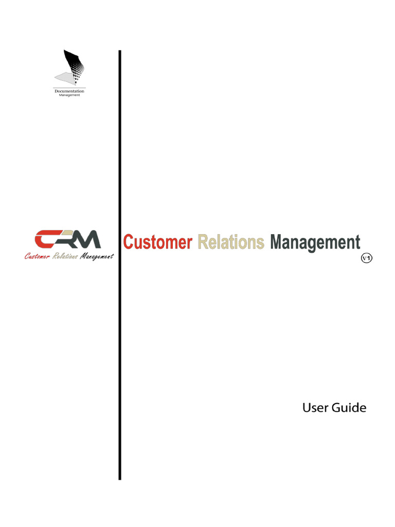 Customers Relations Management System | PDF | Customer Relationship ...
