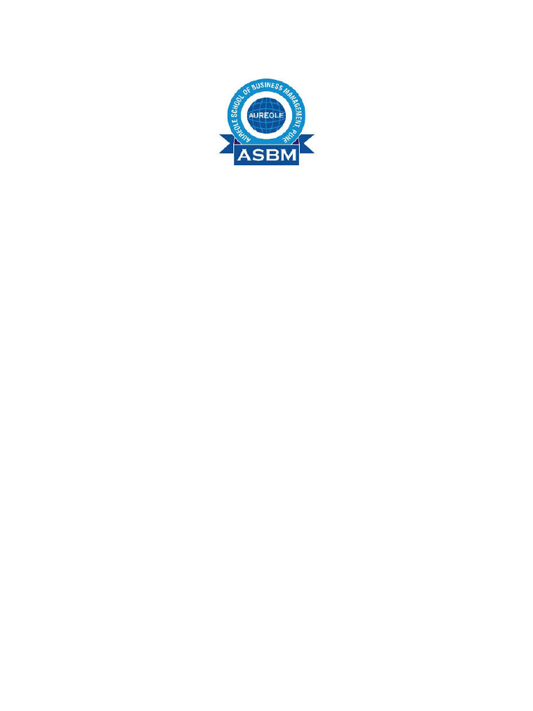 ASBM PGDM Syllabus Sem2 CoverPage | PDF