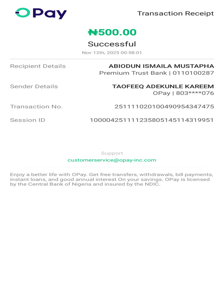 Transaction Receipt-251111020100490954347475 | PDF