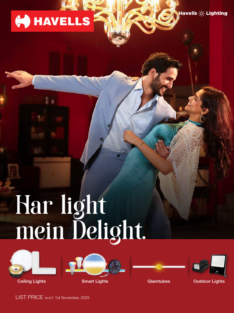 Havells Smart Lighting Price List 2025 | PDF | Lighting | Light