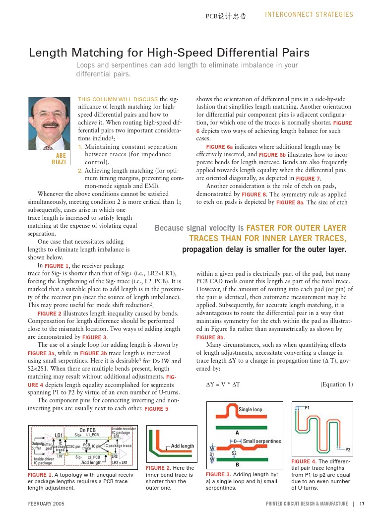 Length Match For High Speed Diff Pairs | PDF | Printed Circuit Board ...
