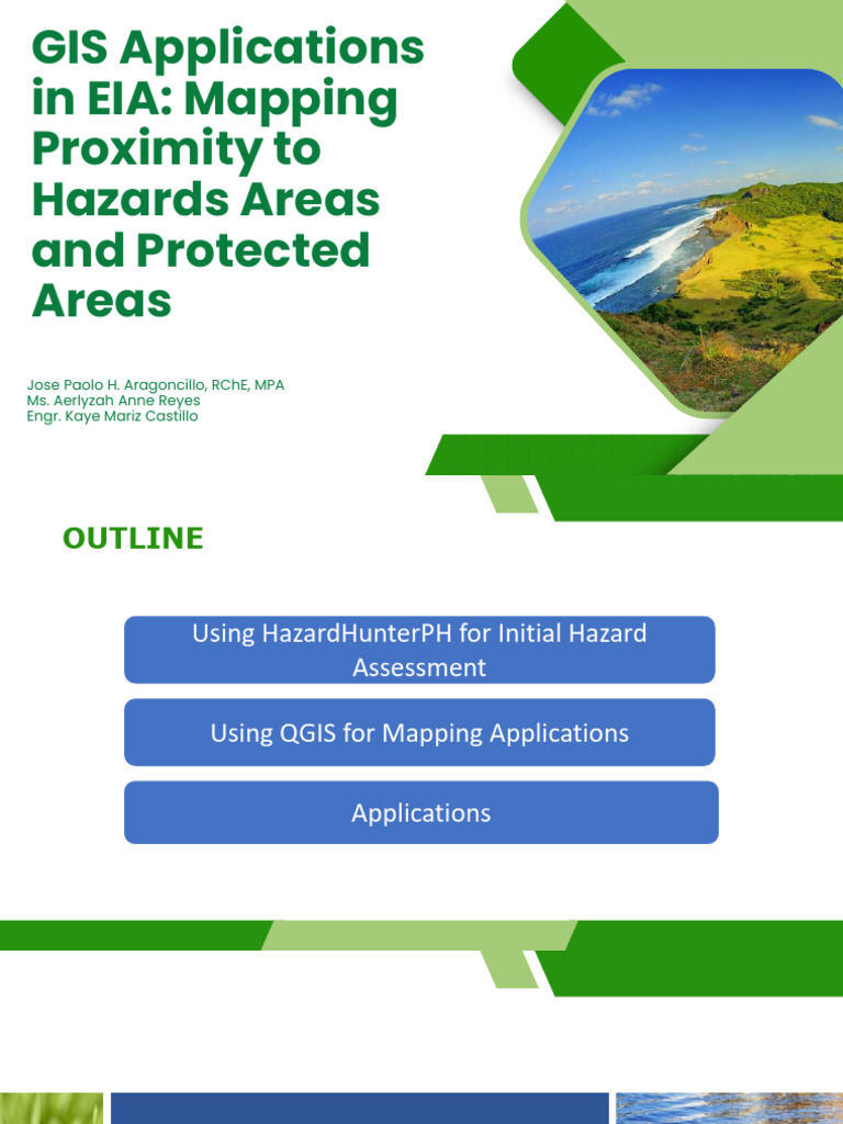 GIS for EIA: Hazard Mapping Tools | PDF | Comma Separated Values ...