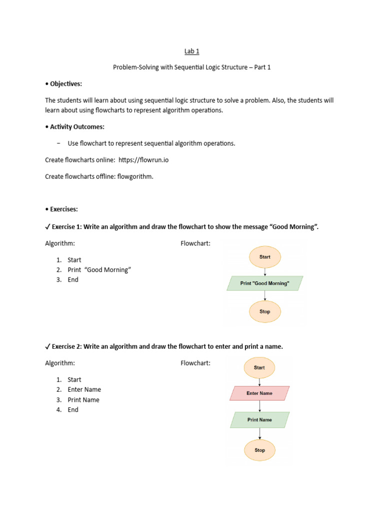 Sequential Logic Problem-Solving Lab | PDF