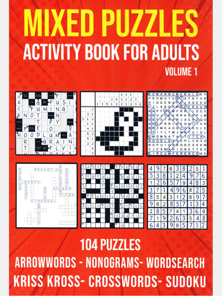 Mixed Puzzles For Adultes V1 | PDF