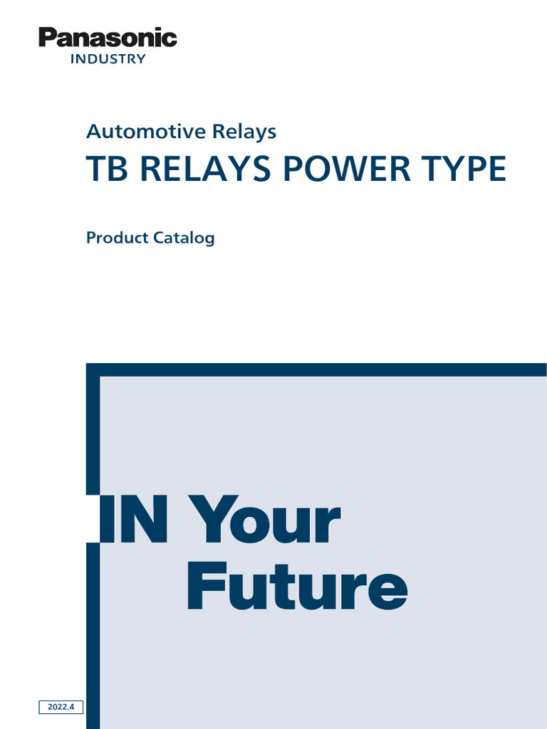 Automotive Power Relays Catalog 2022 | PDF | Humidity | Relay