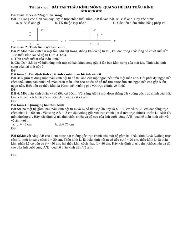 Tiet 75 (TC) - BT Thau Kinh Tu Chon | PDF