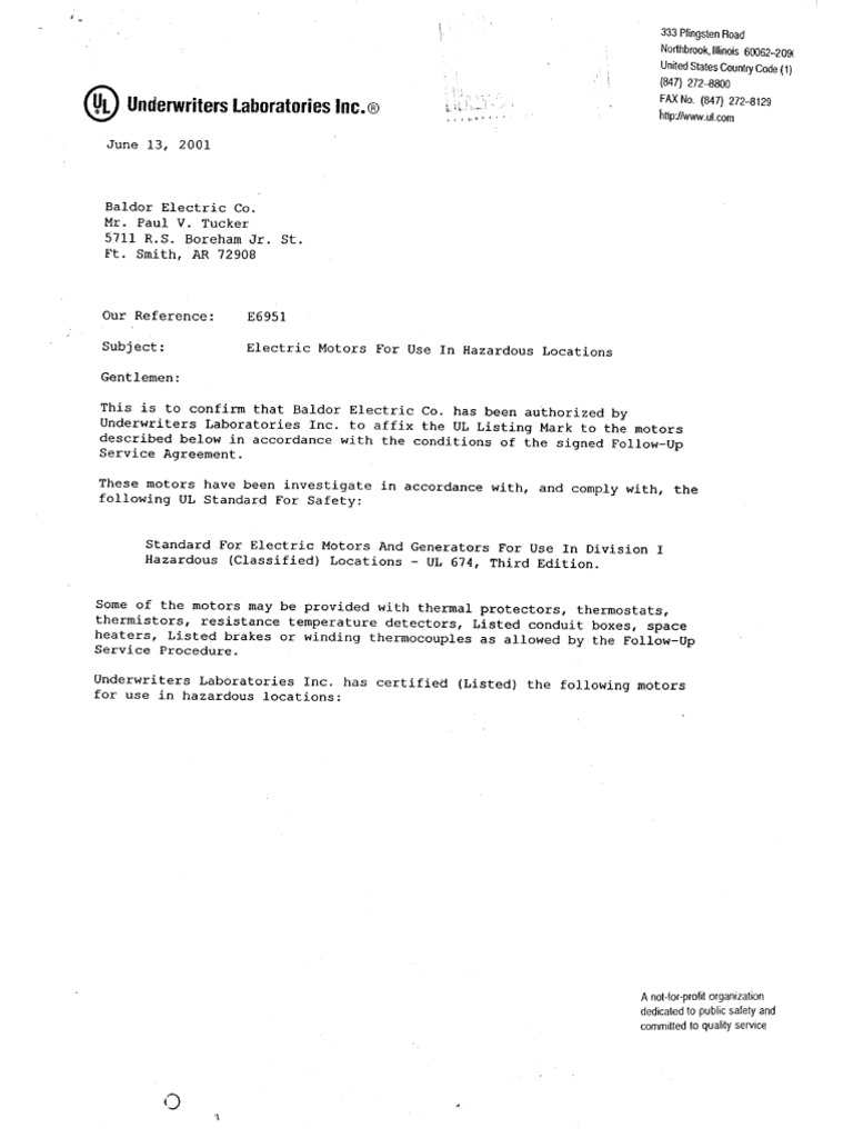 Ul Certificate | PDF