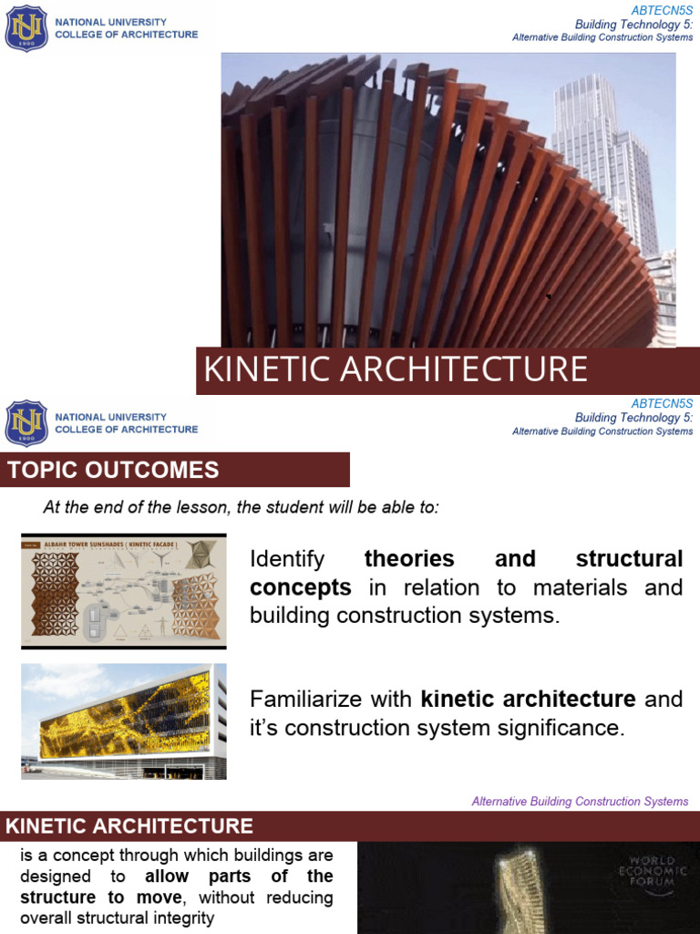 Kinetic Architecture: Dynamic Building Systems | PDF | Architectural ...