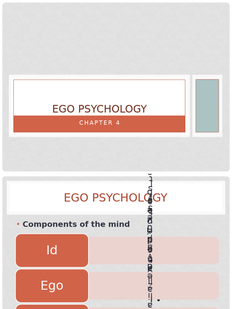 Chapter 4 | PDF | Ego Psychology | Psychology