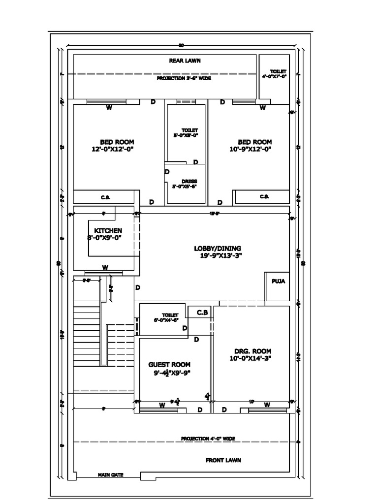 30X60-Model D164 | PDF