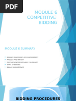 RA 9184: Government Bidding Process | PDF