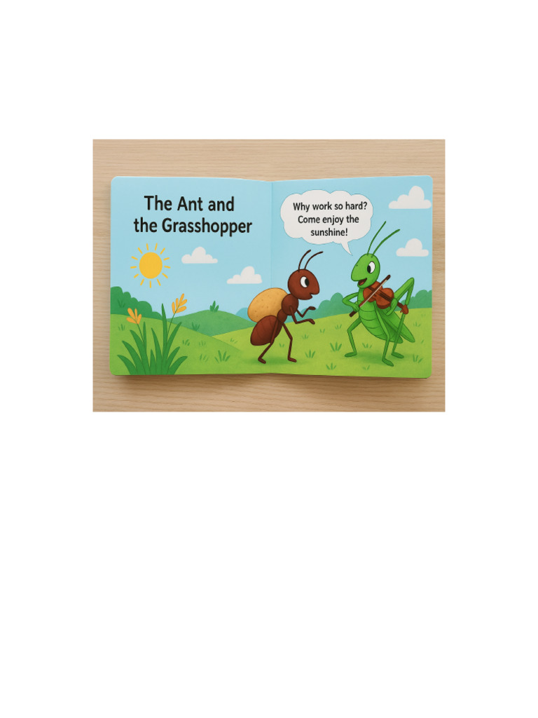 Ant and Grasshopper: A Summer Fable | PDF