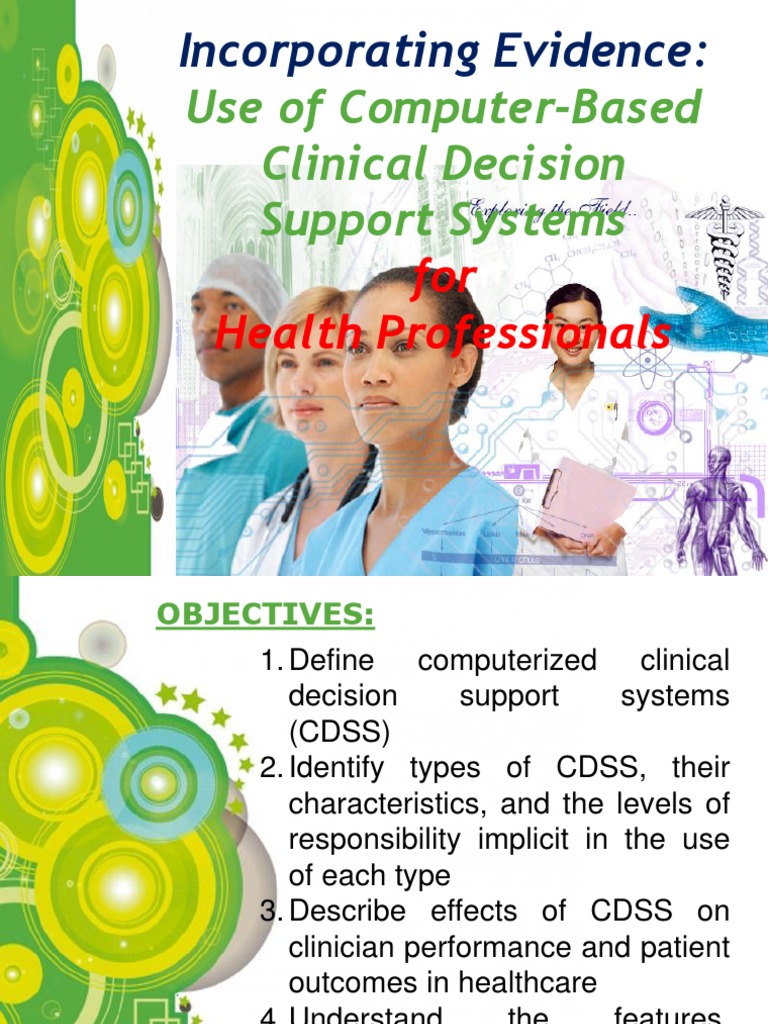 Computer-Based Clinical Decision Support System | Download Free PDF ...