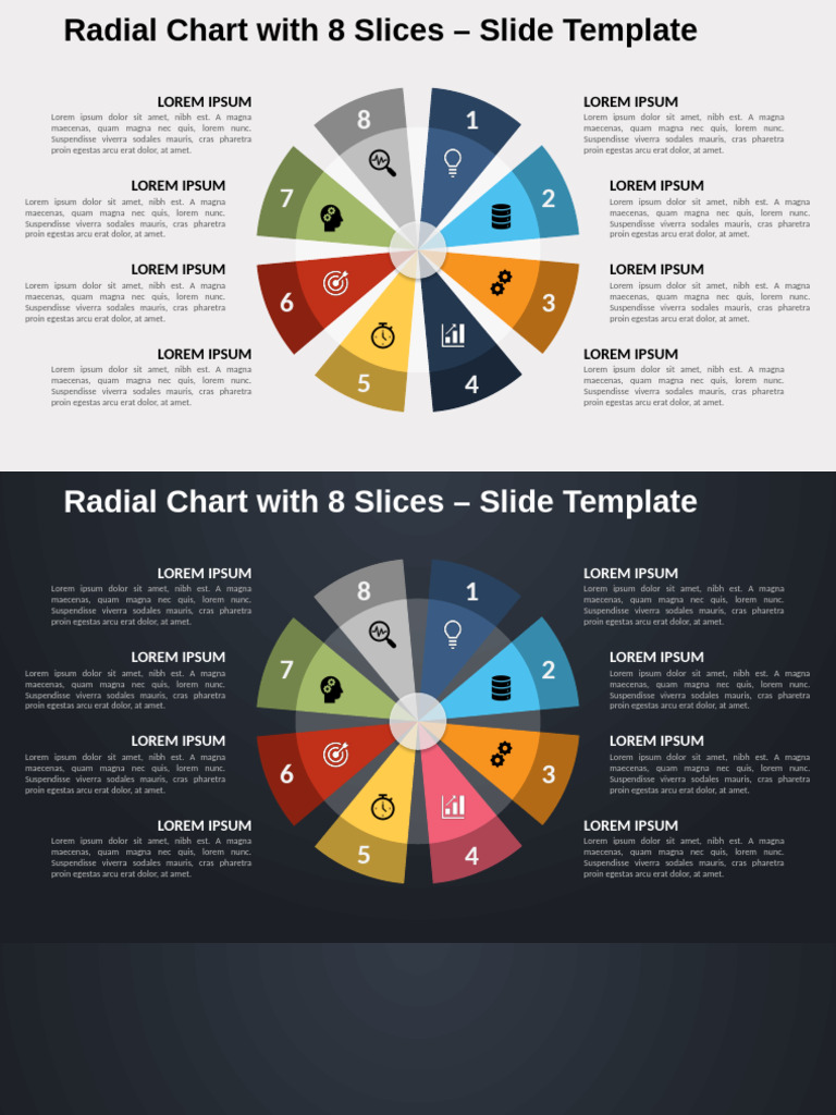 2 0458 Radial Chart 8slices PGo 16 - 9 | PDF